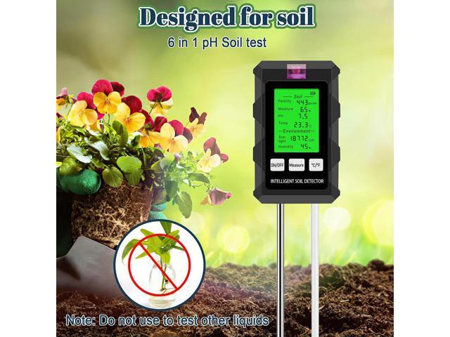 Click here for 6 in 1 Soil Tester Digital PH Meter LCD Display Te... prices