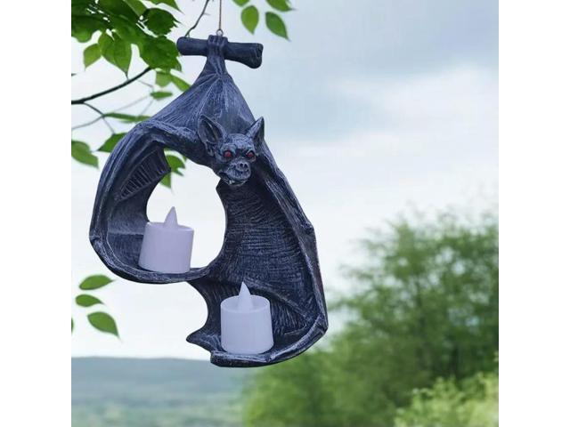 Click here for Bat Wall Tealight Holder Resin Halloween Bat Candl... prices