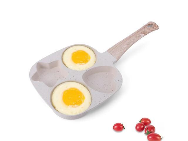 Click here for 4 Hole Omelet Pan Omelette Skillet Granite Coating... prices