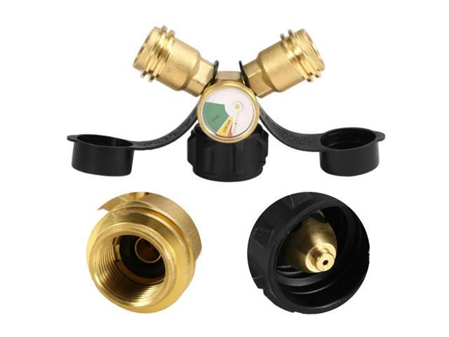Click here for Propane Adapter Y Splitter Adapter 2 Way Gas Adapt... prices
