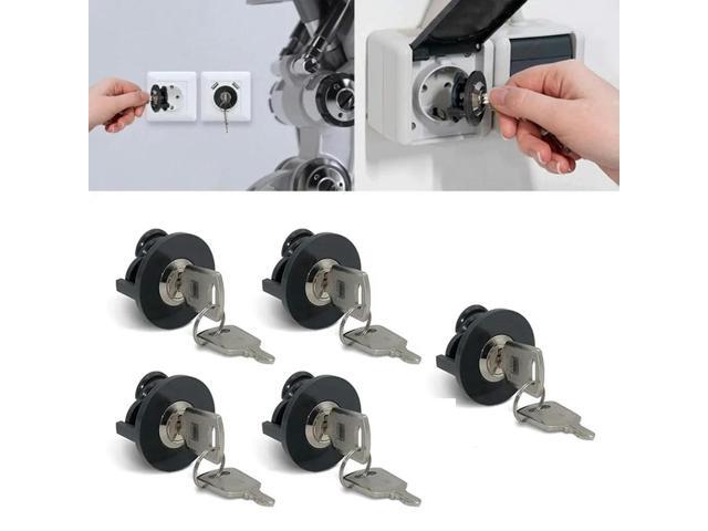 Click here for 5PCS Socket Lock With Key Lockable Power Anti-thef... prices