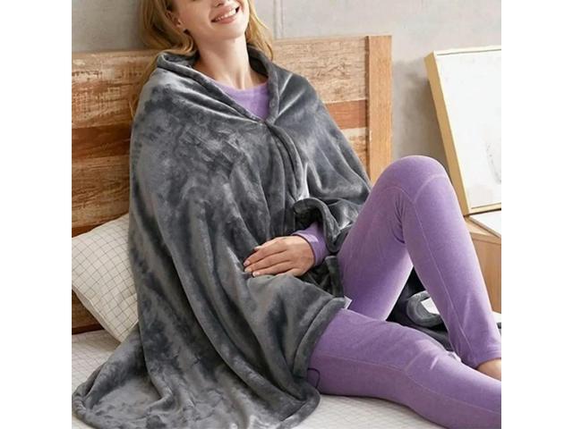 Click here for USB Coral Velvet Electric Heated Blanket Rechargea... prices