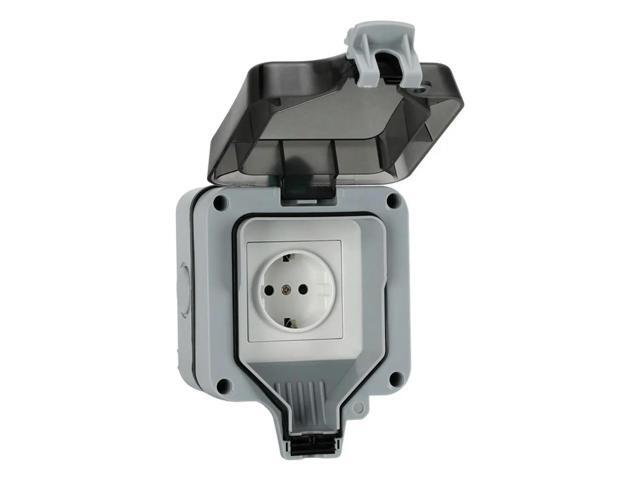 Click here for EU Type 1gang Switch Socket Box IP66 Waterproof Ra... prices