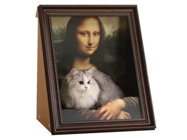 Click here for Mona Lisa Cat Nest Oil Painting Cat Bed Multi-Func... prices