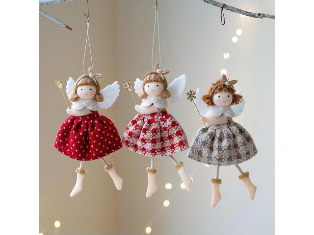 Click here for Cute Christmas Antler Angel Girl Decoration Pendan... prices