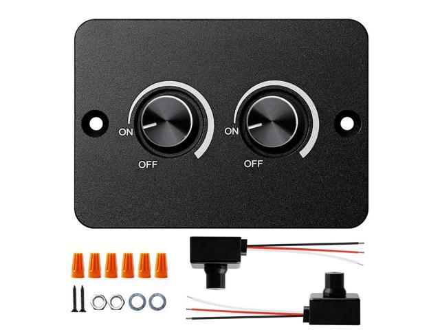 Click here for LED Dimmer Switch DC 12V Dual Circuit with USB Fas... prices