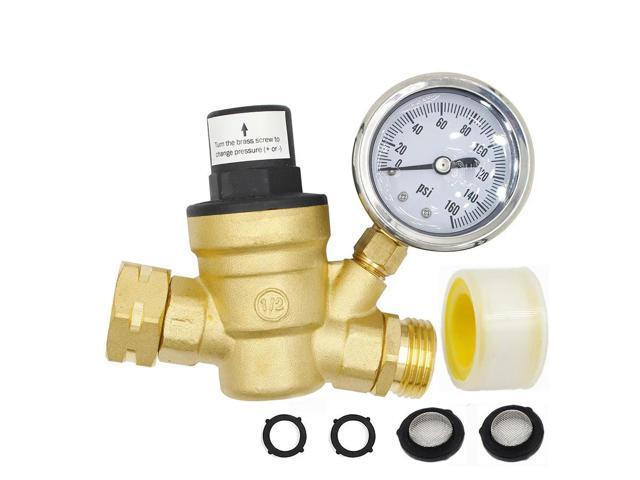 Click here for Water Pressure Regulator Brass Adjustable Pressure... prices