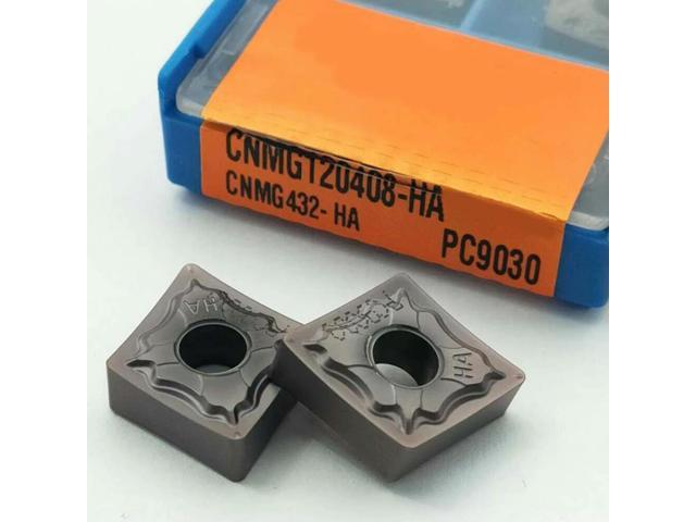 Click here for Set of 10 CNMG120408 HA PC9030 Carbide Turning Ins... prices