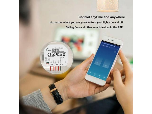 Click here for Tuya 4 Way Switch Module 2Pcs Light Control Switch... prices