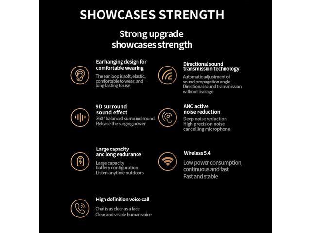 Click here for AI Translation Earbuds Open Ear Wireless BT5.4 Hea... prices