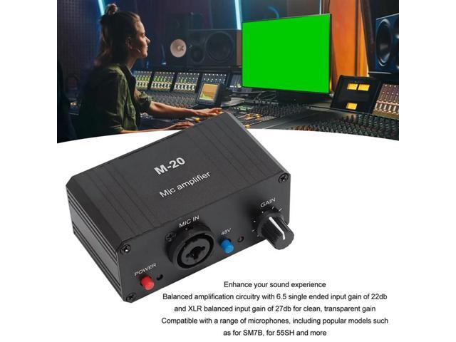 Click here for High Gain Microphone Preamp Compact Mic Booster Bl... prices