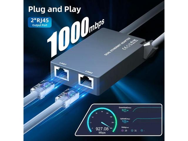 Click here for For Starlink 2 Ports Ethernet Adapter For Dish Ant... prices