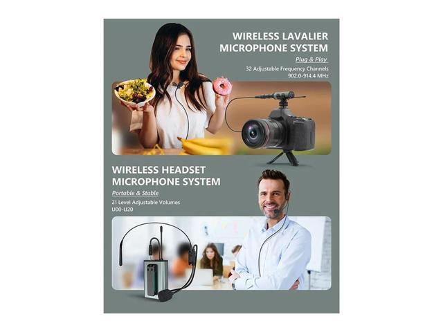 Click here for UHF Wireless Lavalier Microphone System With Bodyp... prices