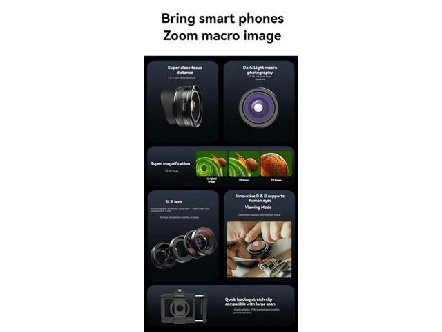 Click here for APEXEL Zoom Macro Lens 100Mm For Phone Pro Lens Ki... prices