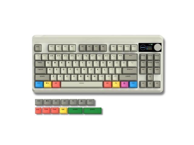 Click here for Womier Retro 75 Gaming Keyboard with OLED Display... prices