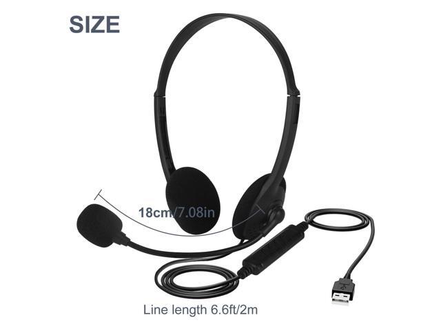 Click here for USB Headset Headphone With Microphone Noise Cancel... prices