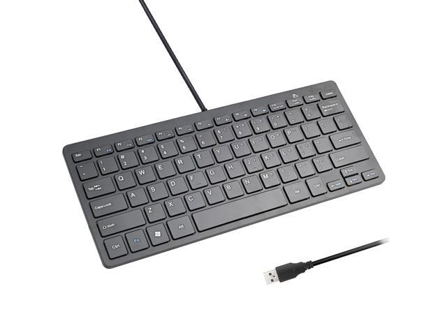 Click here for Ultra Thin Mini USB Wired Compact Keyboard for PC... prices