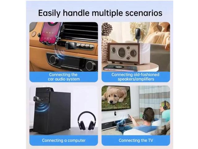Click here for Bluetooth 5.4 Transmitter Receiver 2-In-1 Wireless... prices