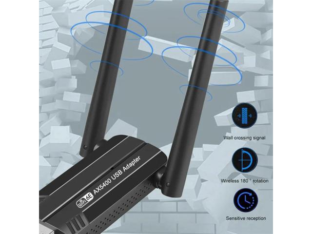 Click here for 6E AX5400 USB Adapter Wireless Card Tri-Band 2.4G/... prices