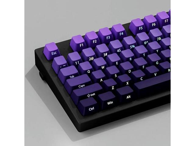 Click here for Gradient Purple Double Shot PBT Keycap Backlit Key... prices