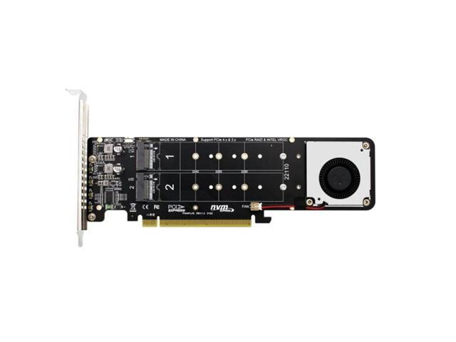 Click here for Double-Sided 4-Disk NVME Raid PCI-E X16 Split Card... prices