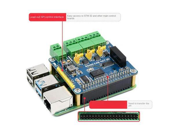 Click here for For Raspberry Pi 4B Isolated Dual Rs485 Can Interf... prices