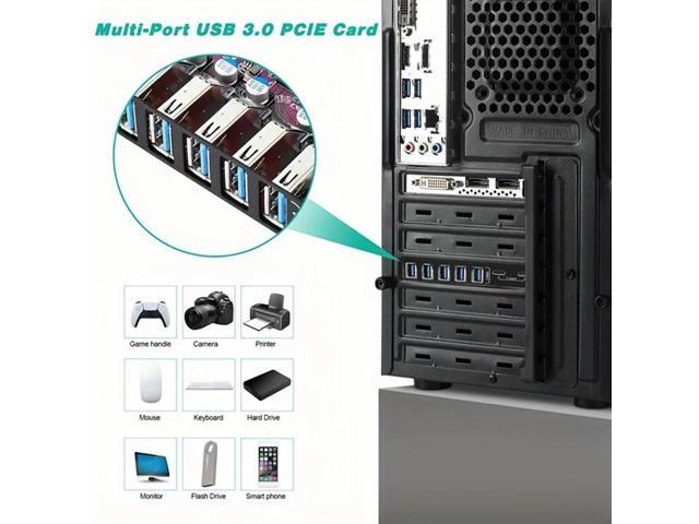 Click here for 7 Ports USB 3.0 Expansion Card USB-A 5X USB-C 2X P... prices