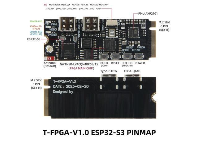 Click here for T-FPGA ESP32-S3 Development Board GW1NSR-LV4CQN48P... prices