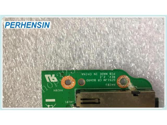 Click here for FOR G751J G751JM SD Card Reader Board 60NB06M0CR10... prices