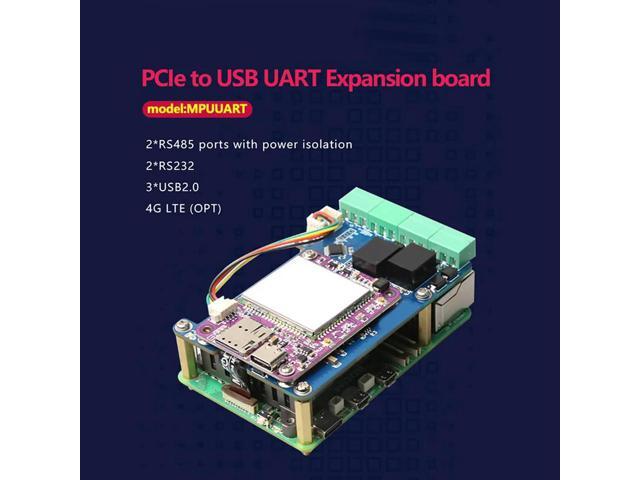 Click here for MPUUART Pcie To USB UART HAT+Cooling Fan+Case For... prices