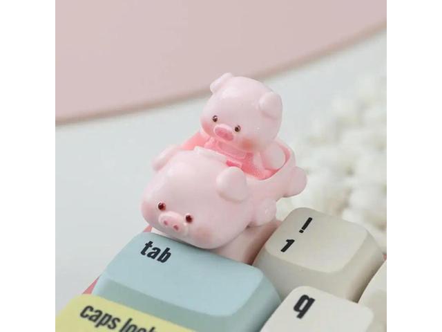 Click here for Lovely Pig Keycap For Mechanical Keyboards Resin K... prices