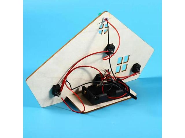 Click here for Wooden House with Led Light Change Electricity Exp... prices