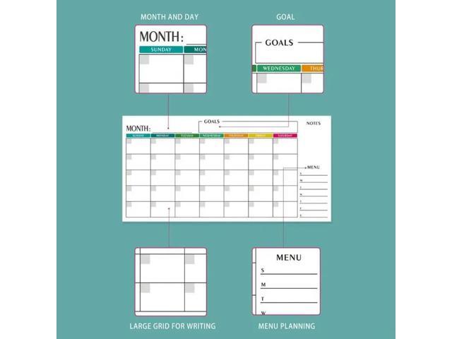 Click here for Monthly Calendar Easy to Use Reusable Dry Erases C... prices