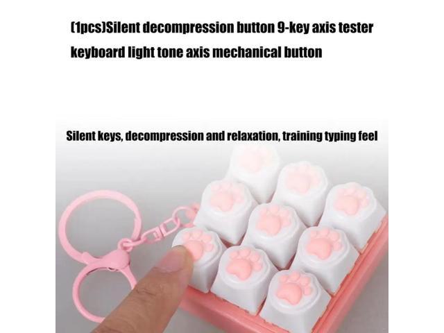 Click here for Soft Keyboards Keychain Decompression Keycap Kitte... prices