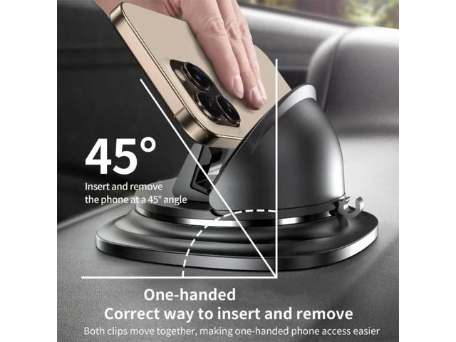 Click here for Rotatable Car Phone Holder Spring Loaded Clip Dash... prices