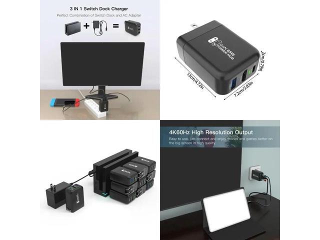 Click here for Fast Speed 65W 4K 60Hz USB C Docking Station for P... prices