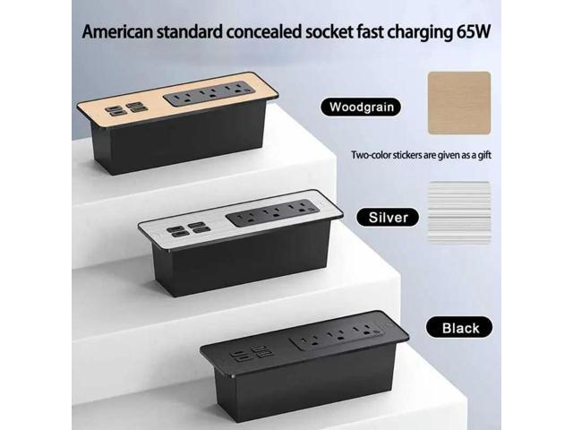 Click here for Desk Recessed Mounted Embedded Power Socket PD65W... prices