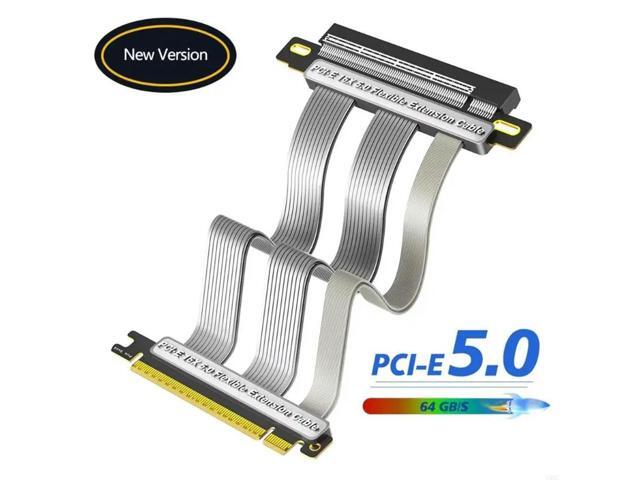 Click here for PCIe Gen5 X16 Cable 29AWG bronze Construction Gold... prices