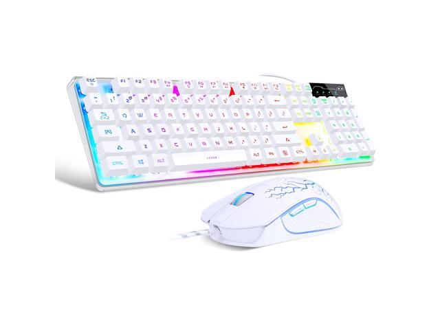 Click here for Gaming Keyboard and Mouse Combo  K1 LED Rainbow Ba... prices
