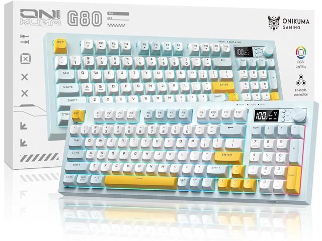 Click here for Wireless Keyboard Creamy Membrane with Rainbow Bac... prices