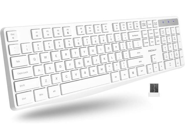 Click here for Macally Wireless Keyboard  2.4G Wireless White Key... prices