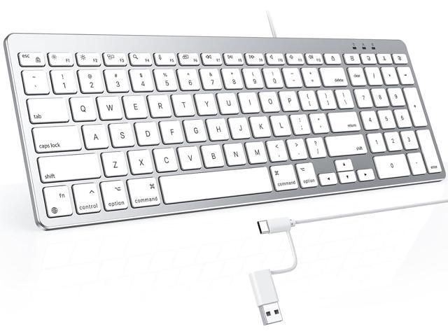 Click here for OMOTON Wired Keyboard Compatible with Mac  with Du... prices
