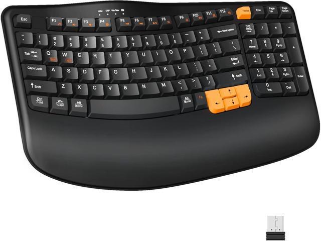 Click here for Ergonomic Wireless Keyboard with Wrist Rest  Wave... prices