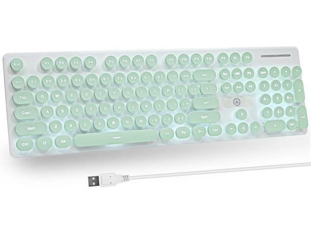 Click here for Typewriter Keyboard 104-key Punk Gaming Retro Keyb... prices