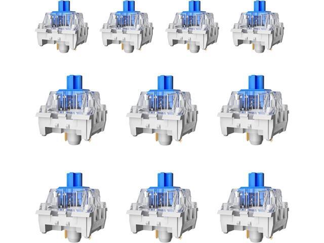 Click here for ZhouWang Blue Switch 3 Pin 60gf Pre-Lubricated Dus... prices