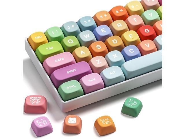 Click here for XVX Cute PBT Keycaps  Rainbow Gummy Bear Keycap Se... prices