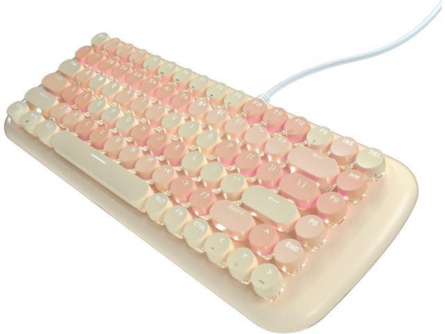 Click here for Lomiluskr Cute Colorful Wired Mechanical Keyboard... prices