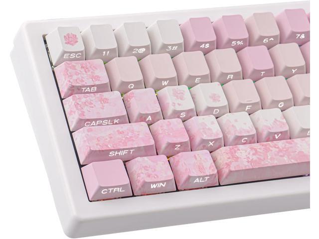 Click here for Tsungup Keycaps Cherry Blossom Tie-Dye Keycap Set... prices