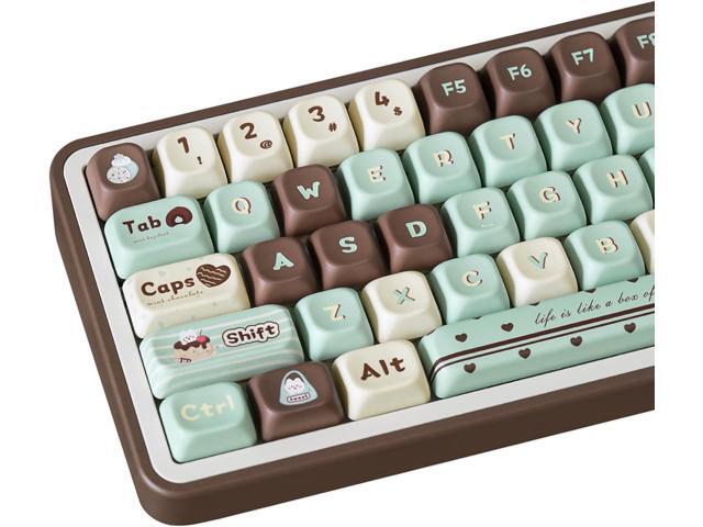 Click here for PBT Keycaps  FOA Profile Cute Mint Chocolate Keyca... prices