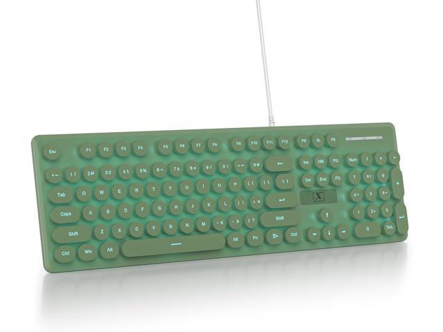 Click here for surmen Cute Quiet Keyboard Green Wired Typewriter... prices